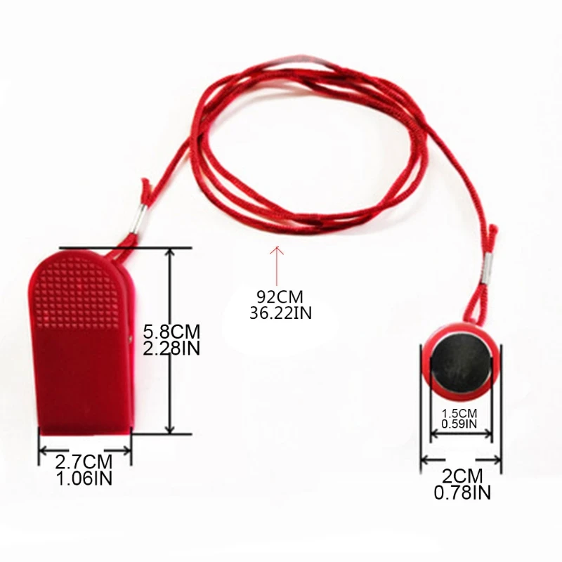 Treadmill Safety Key - Magnetic Safety Switch Lock Emergency Stop ...