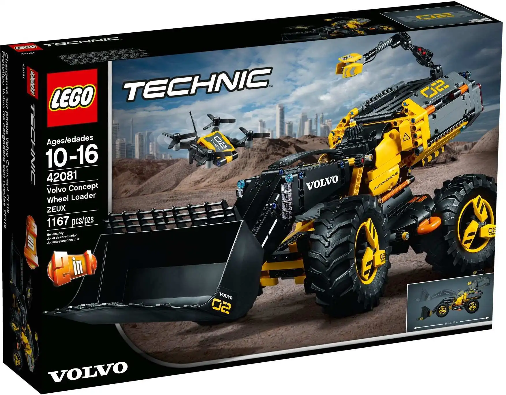 Lego 42081 Volvo Scraper Rubberized Zeus Technic - Action Figures ...