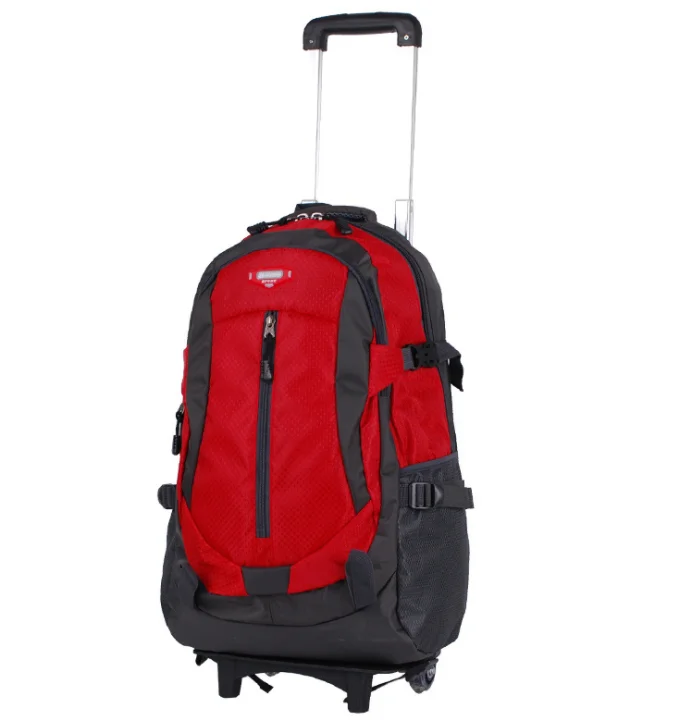 Nylon-Student-Rolling-Backpack-Teenagers-School-Trolley-Backpack-Travel ...