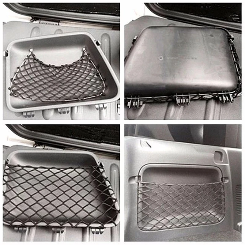 High-Quality-Car-Tuck-Net-String-Bag-Pocket-Black-For-Benz-Smart-Fortwo ...