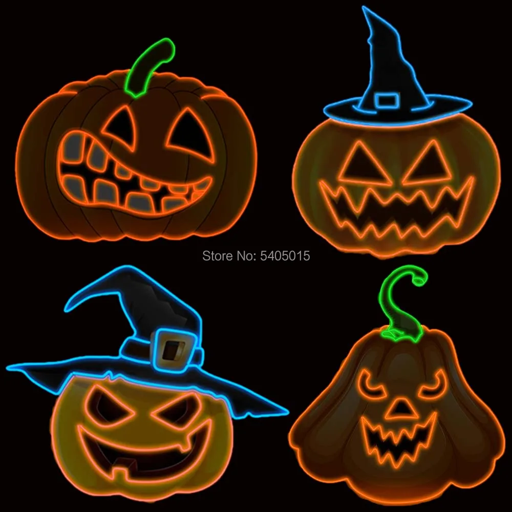 Unisex-EVA-Party-Mask-Luminous-Holiday-DIY-Decoration-Cartoon-Pumpkin ...