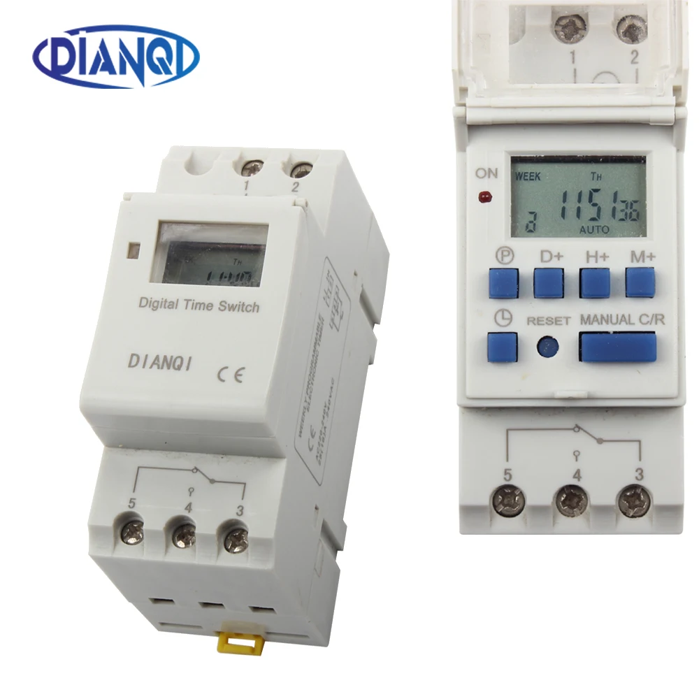 Timer-switch-din-rail-digital-TP8A16-weekly-programmable-electronic ...
