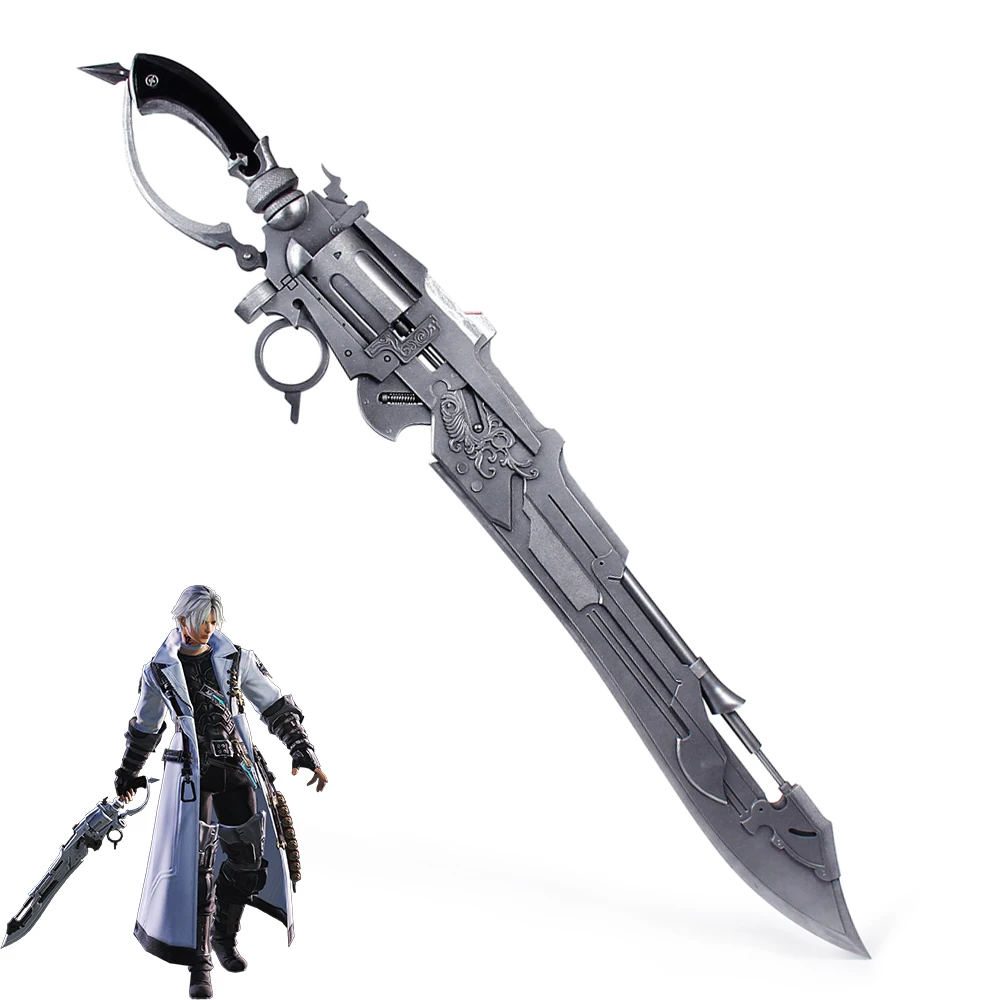 Final Fantasy XIV FF14 Thancred Gewässern Prop Cosplay Replik Gunblade ...