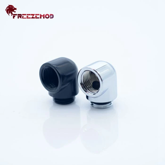 FREEZEMOD G1/4'' thread 90 degree Fitting Adapter water cooling ...