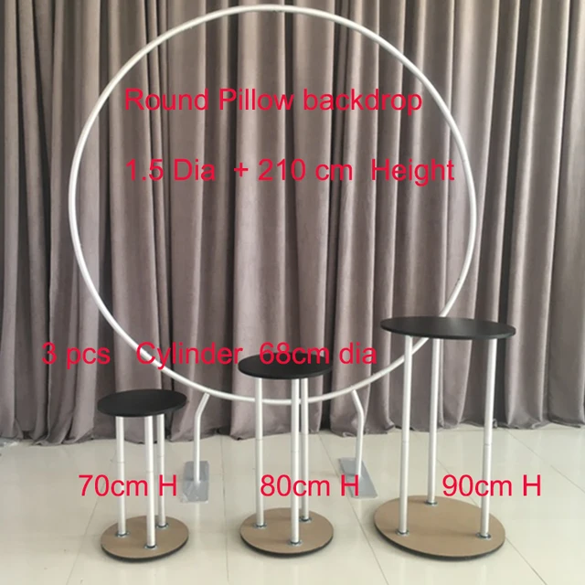 Hot Sales Round Tension Fabric 1.5m Dia Pillow Backdrop Stand With ...
