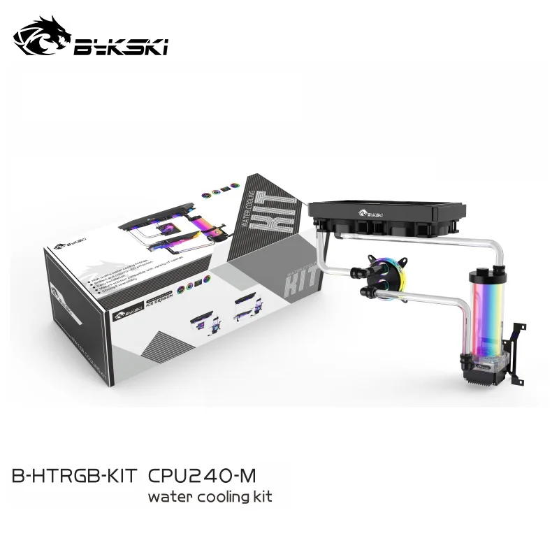Bykski Kit de refrigeración de agua de tubo Duro Personalizado para CPU y tarjeta GPU ...
