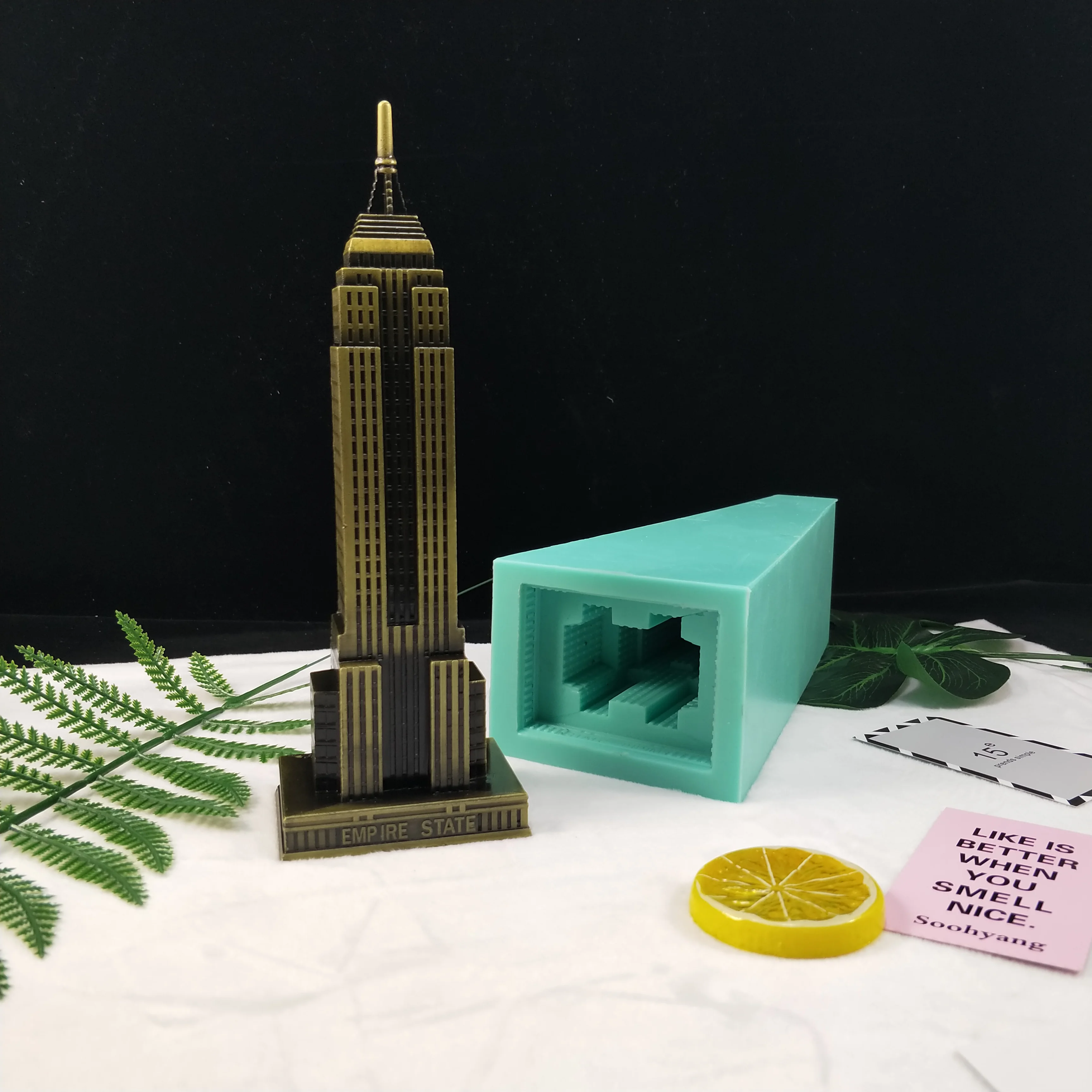 PRZY-Empire-State-Building-Silicone-Mold-tower-Candle-Molds-Clay-Resin ...