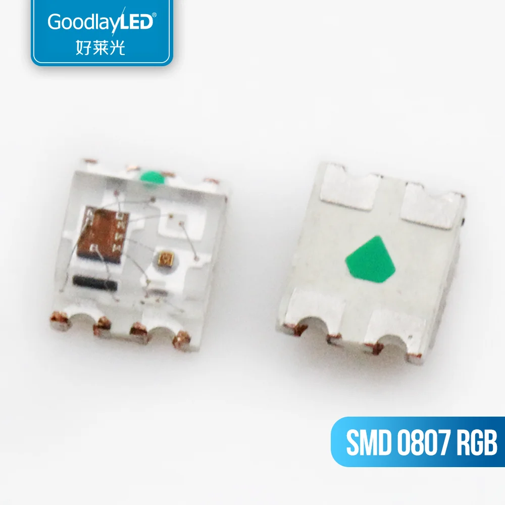 1000pcs 0807 Symphony WS2812 SMD led lamp beads RGB built in IC ...