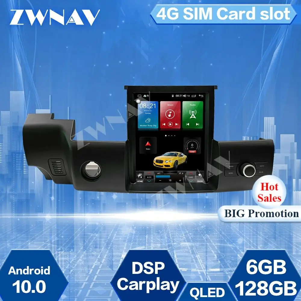 6+128g Tesla Screen Android 10 Multimedia Player For Land Rover Range ...