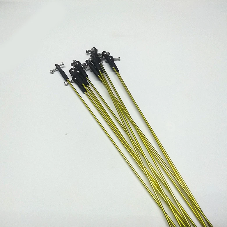 10Pcs-M2-Pull-Push-Rod-2mm-Servo-Steering-Linkage-With-Black-Ball-End ...