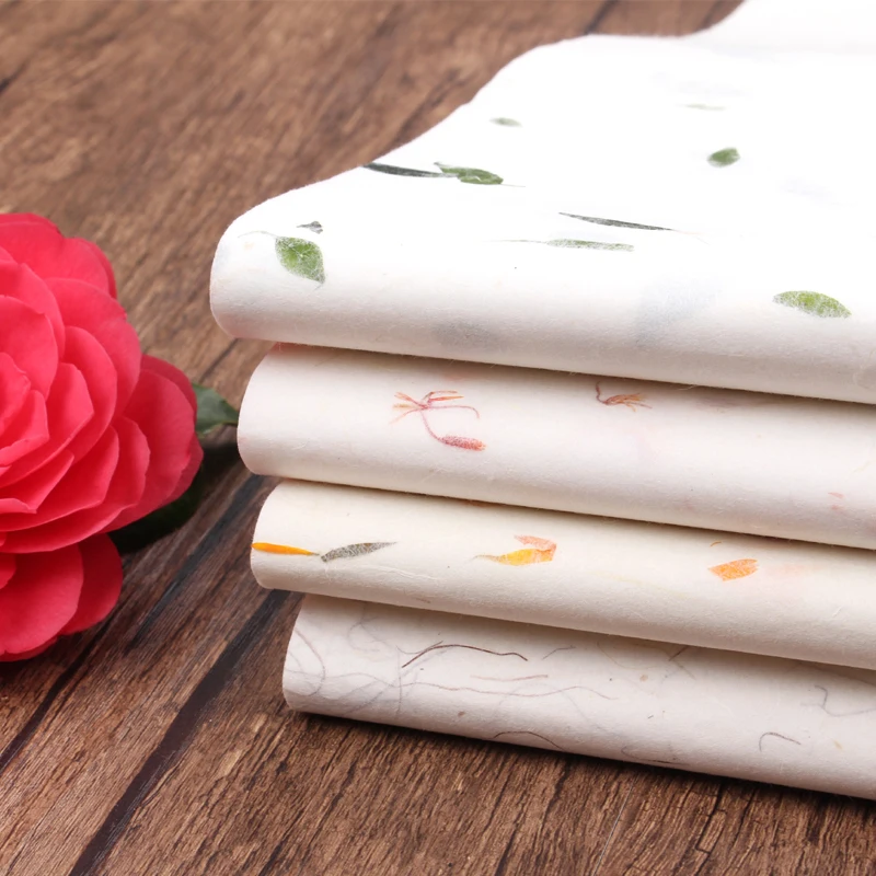 Xuan Paper Chinese Painting Half Ripe Xuan Paper with Flower Tea ...