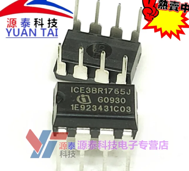 Mxy-ICE3BR1765J-ICE3BR1765-3BR1765-upright-DIP8-management-chip-10PCS ...