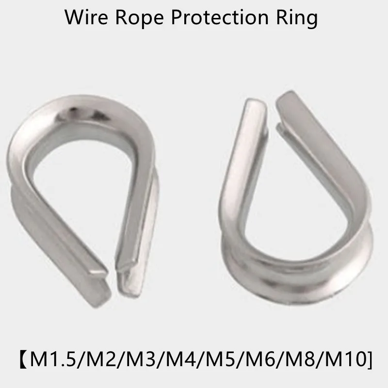 2-10pcs-Wire-Rope-Protection-Ring-Rigging-Fasteners-Anchor-Line ...