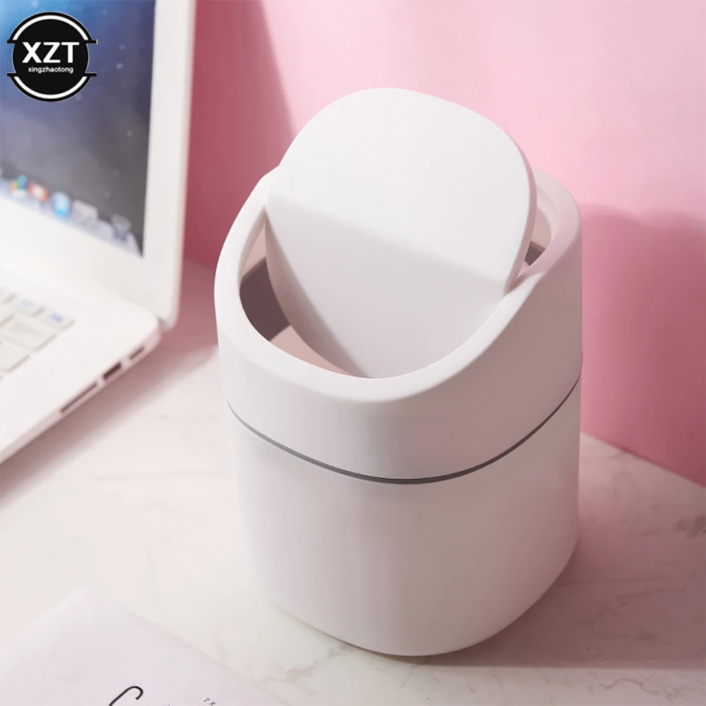 Cute-Mini-Small-Waste-Bins-Desktop-Garbage-Basket-Home-Table-Plastic ...