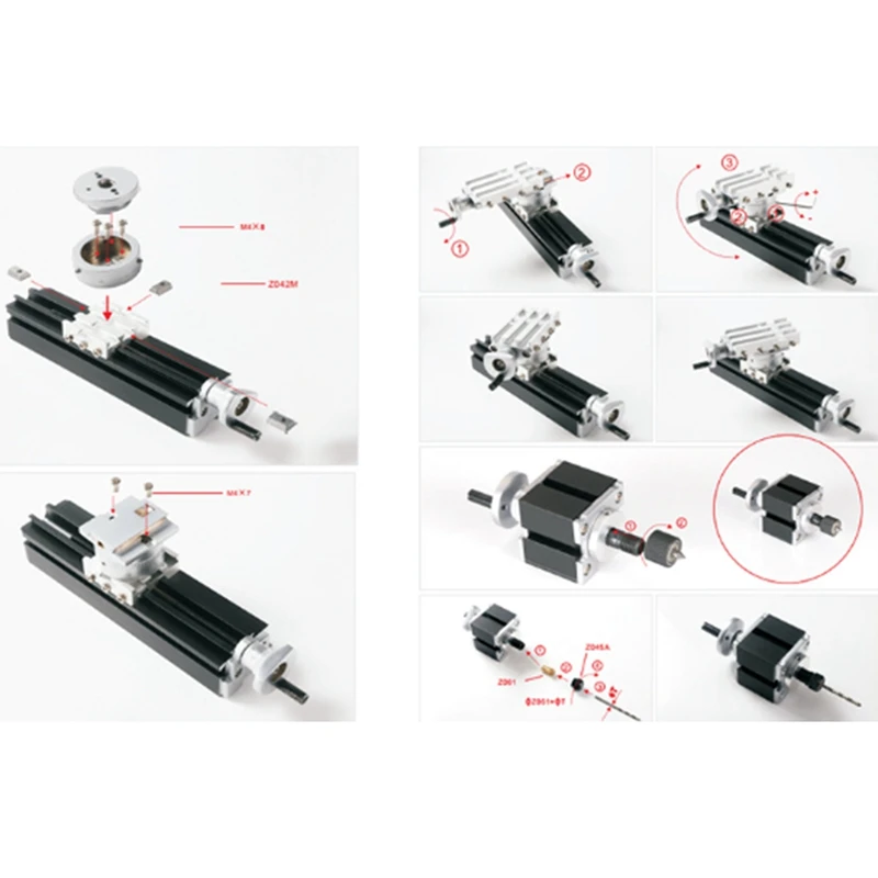 Cross Slide Longitudinal Slide Block for Mini Lathe Feeding Relieving ...