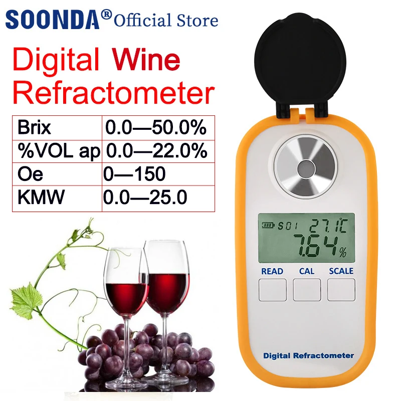 Digital-Wine-Refractometer-0-0-22-0-VOL-Wine-Alcohol-Meter-0-50-Brix ...
