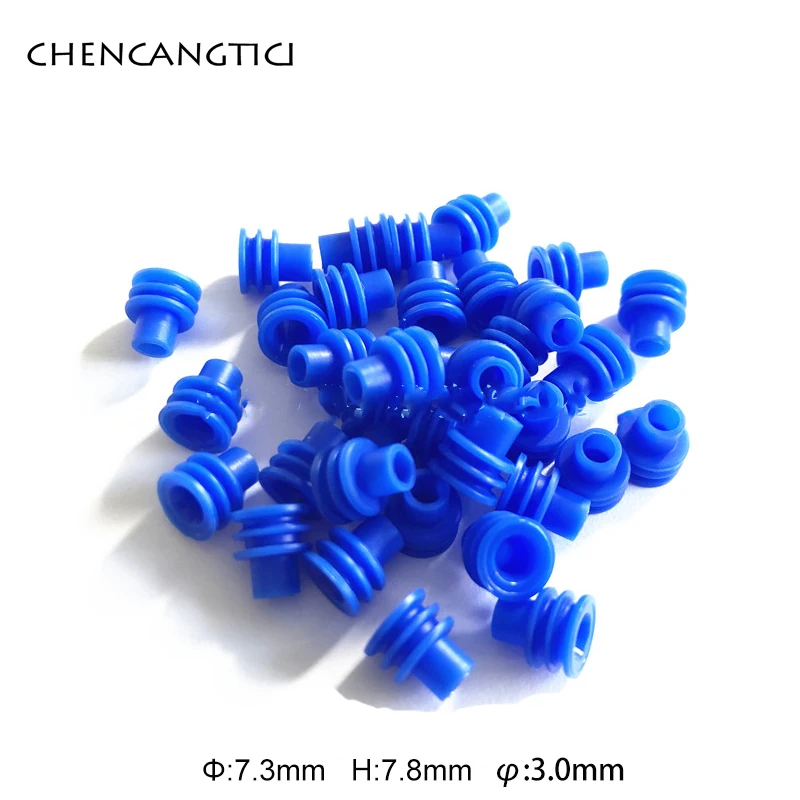 100 Pcs Automotive Waterproof Silicone Plug Delphi 15324981 Super Wire ...