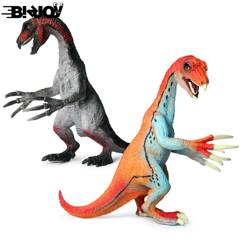 New Children's Simulation Black Red Dinosaur Toy Sickle Dragon ...