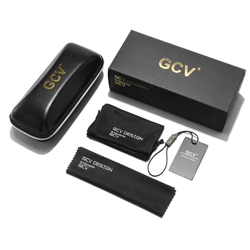 GCV Double Layer Removable Lens Sunglasses The Blu-Ray Glasses Acetate ...