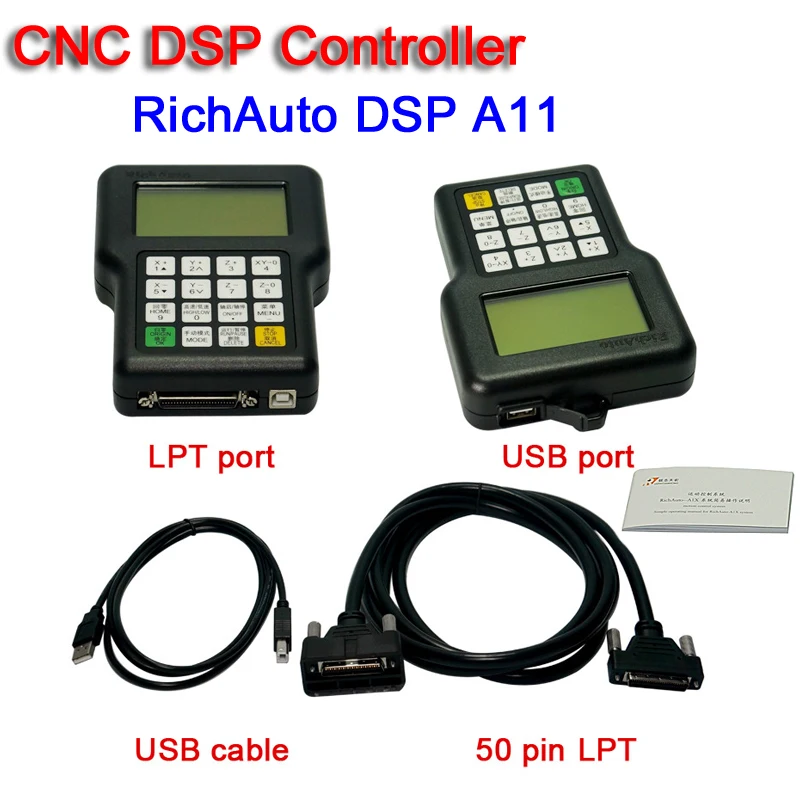 RichAuto DSP A11 CNC Controller A11S Controller Remote for CNC Router ...