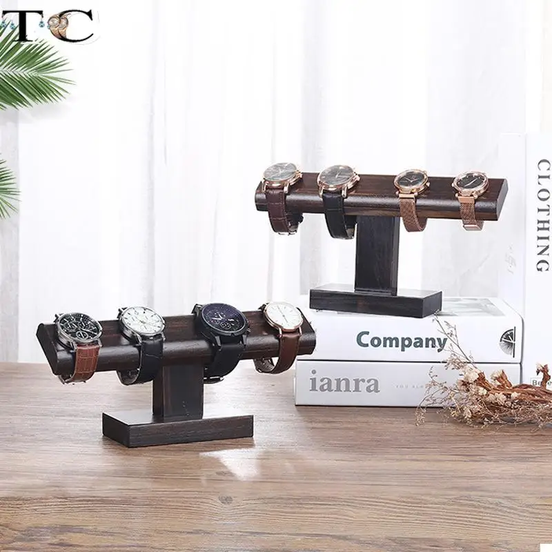Inclined Display Solid Wood Watch Display Rack Hand Jewelry Display ...