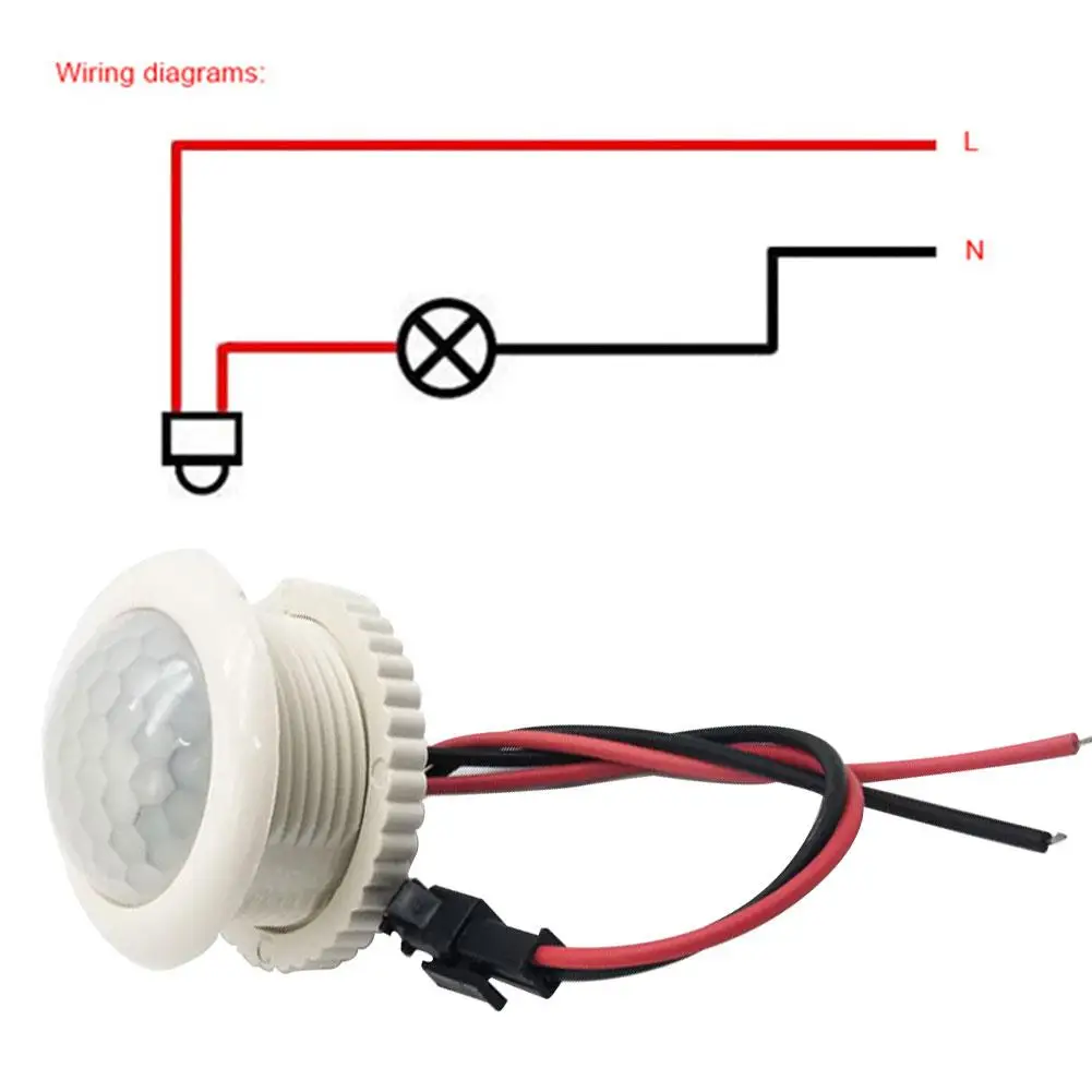 Sharkward Motion Sensor Fixture Integrated Super Bright, 53% OFF