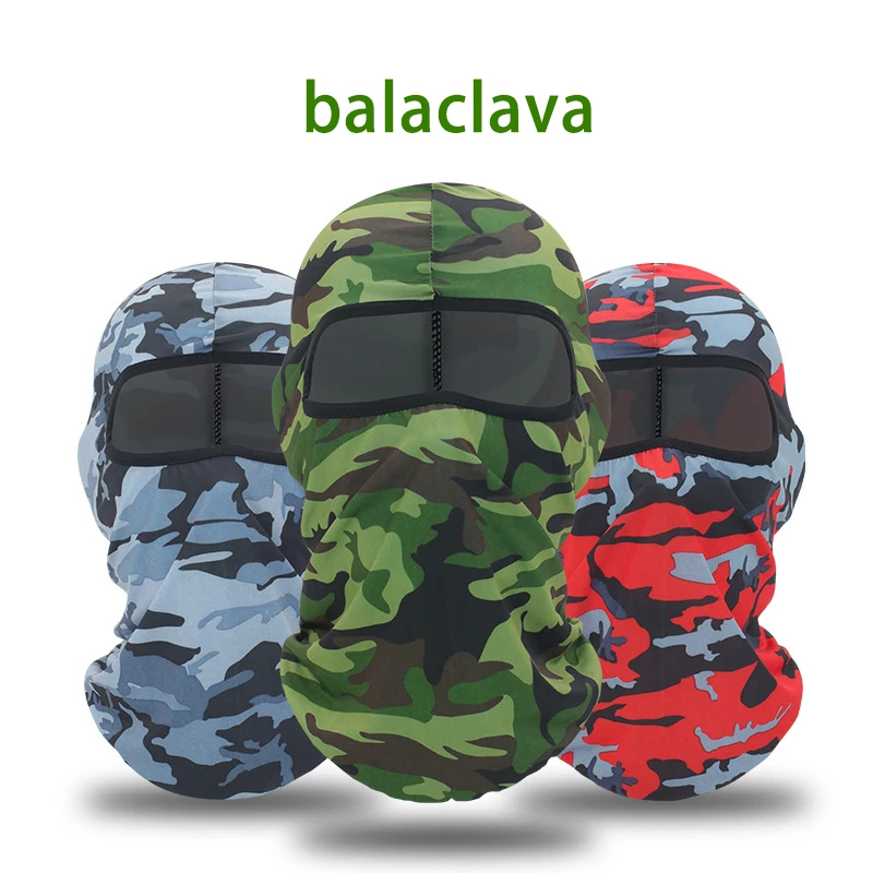 Printed Balaclava Men Women Cycling Mask Full Face Summer UV Protection ...