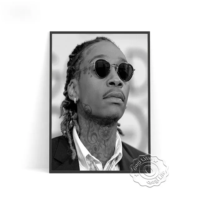 Wiz Khalifa Afro Style