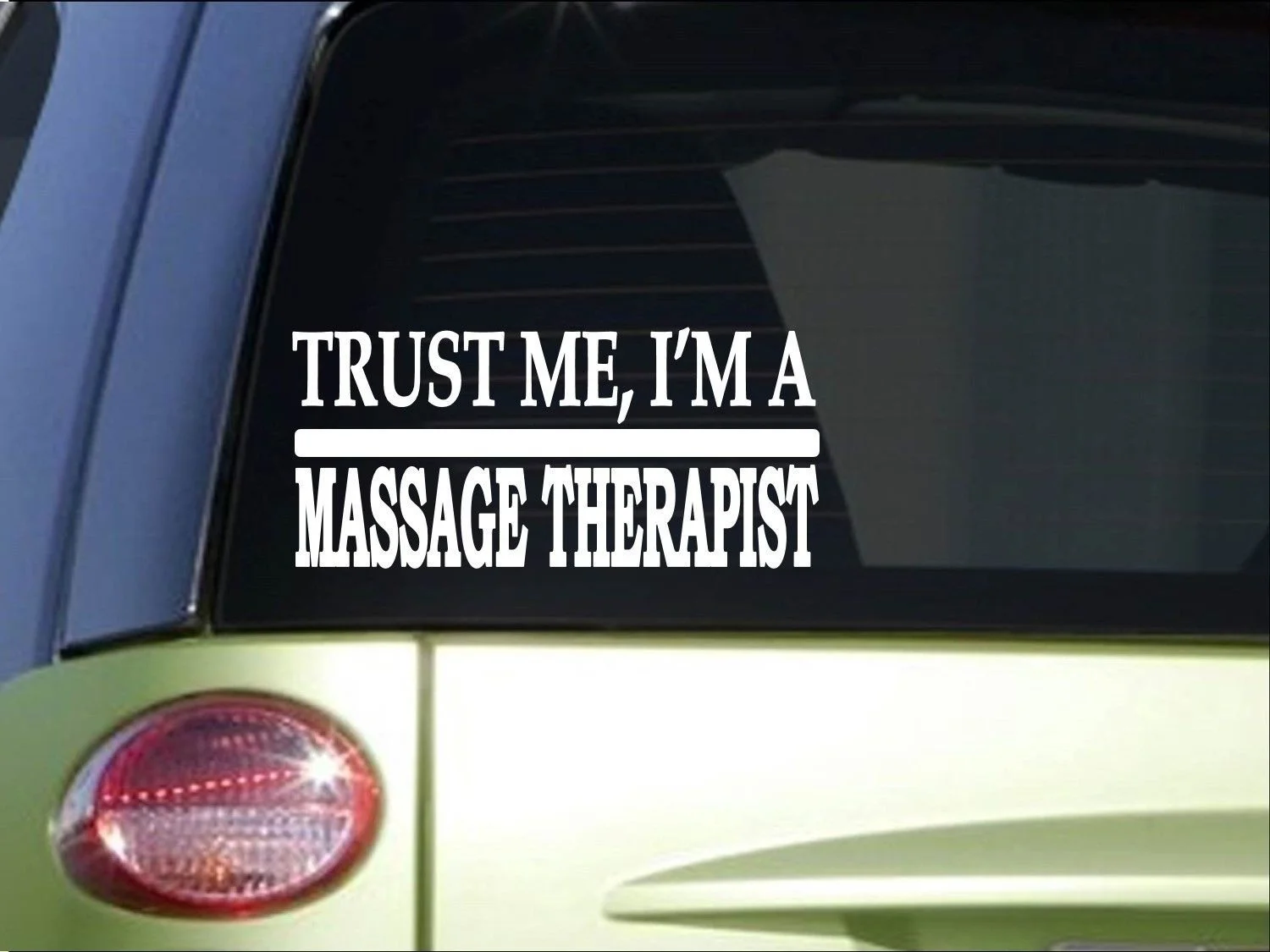 Trust me Massage Therapist 8 inch Sticker decal massage therapy lesson ...