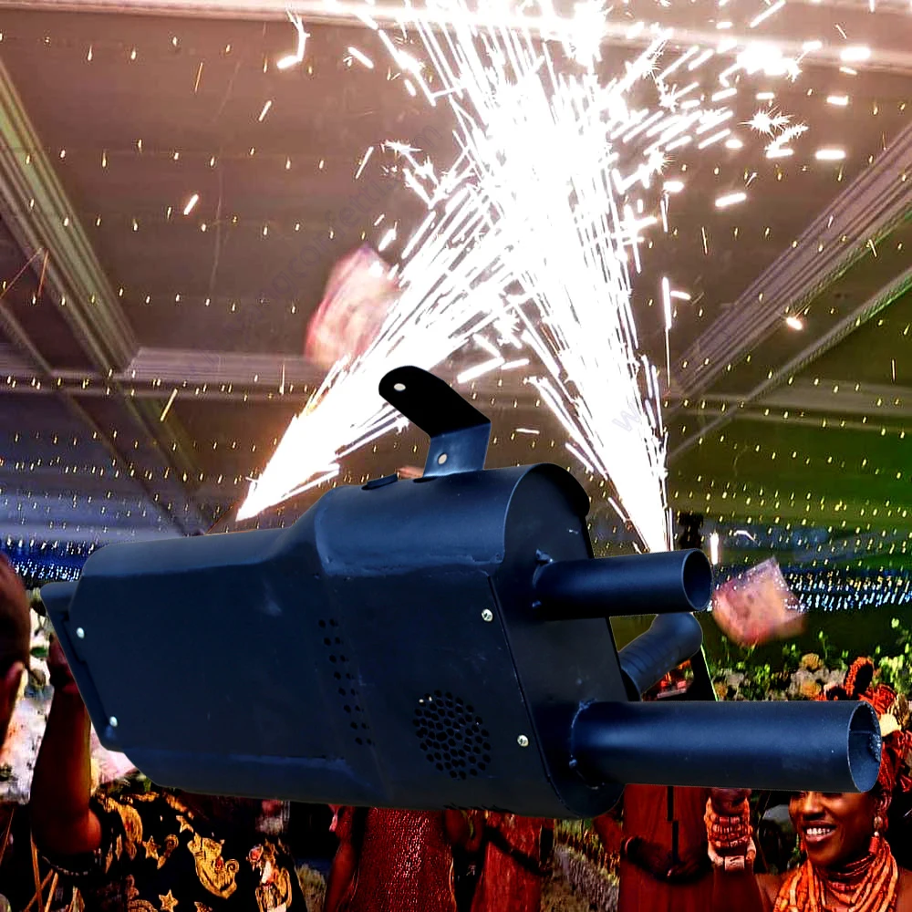 Cold Pyro Firework Sparkler Gun Celebration Event Bride Groom Couple ...