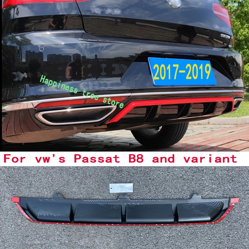 For-Vw-s-Passat-B8-Variant-Spoilers-GTE-2017-2018-2019-PP-Rear-Bumper ...