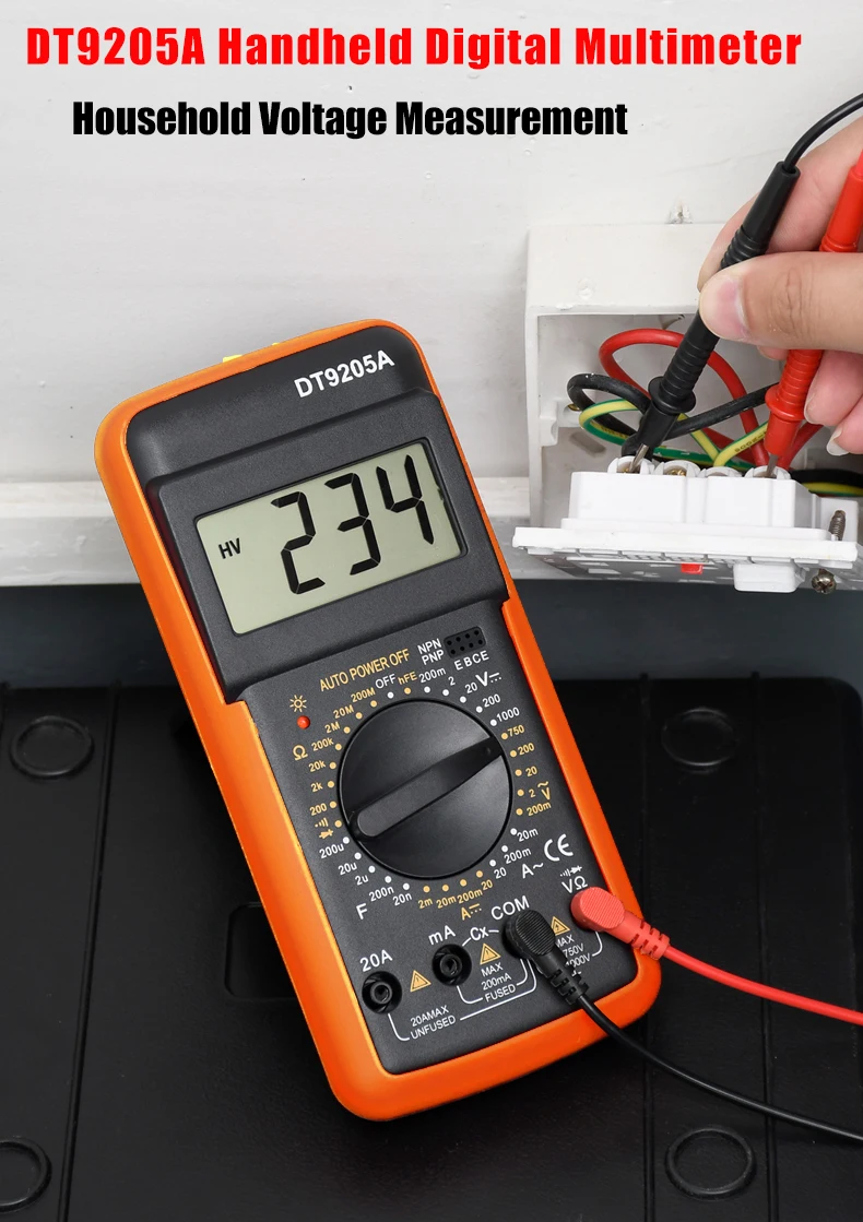 Multimètre Numérique,Multimètre professionnel,tension,courant ...