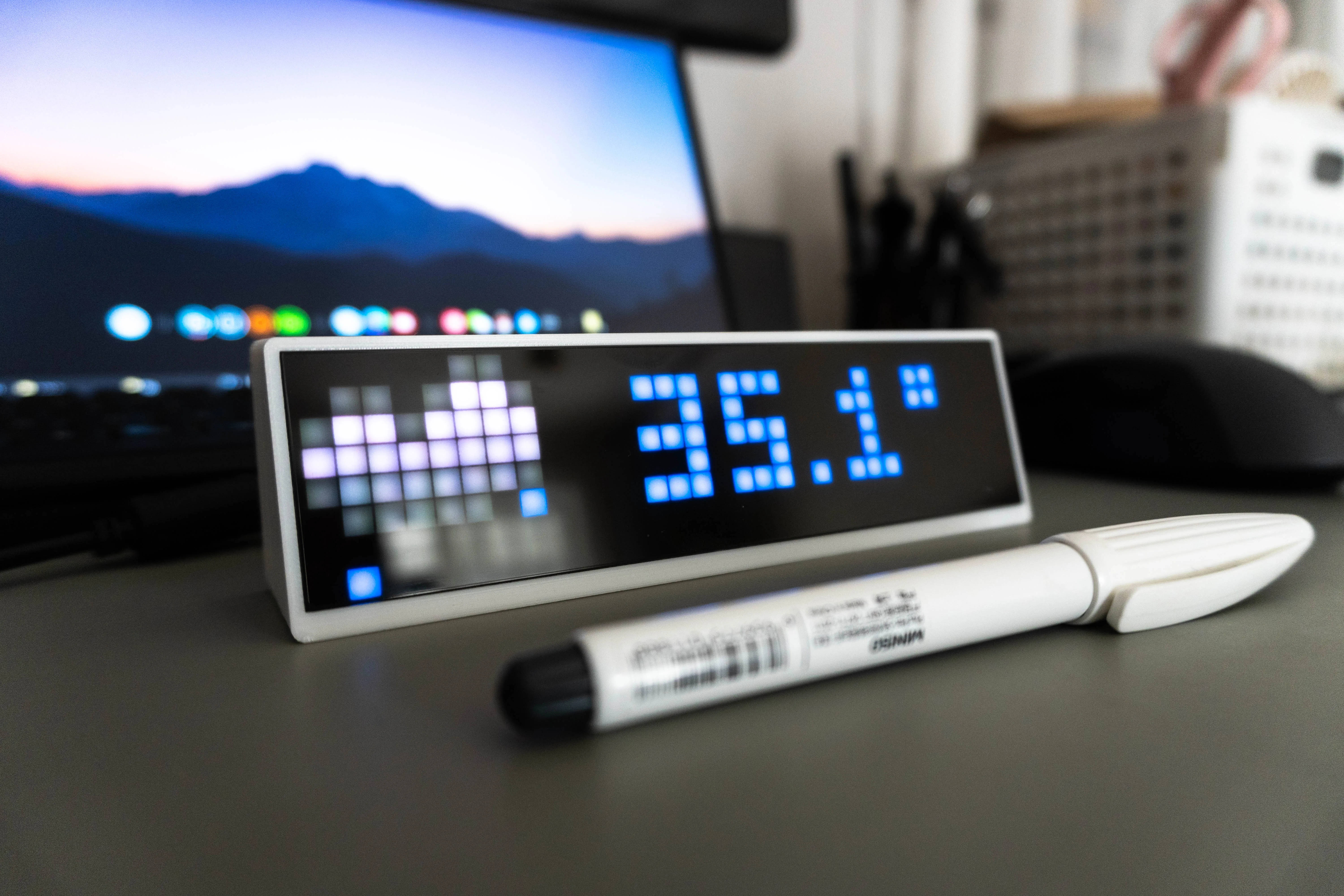 Awtrix-Pro-Mini-Mini-Light-Board-Ws2812b-Light-Board-8-32LED-Awtrix ...