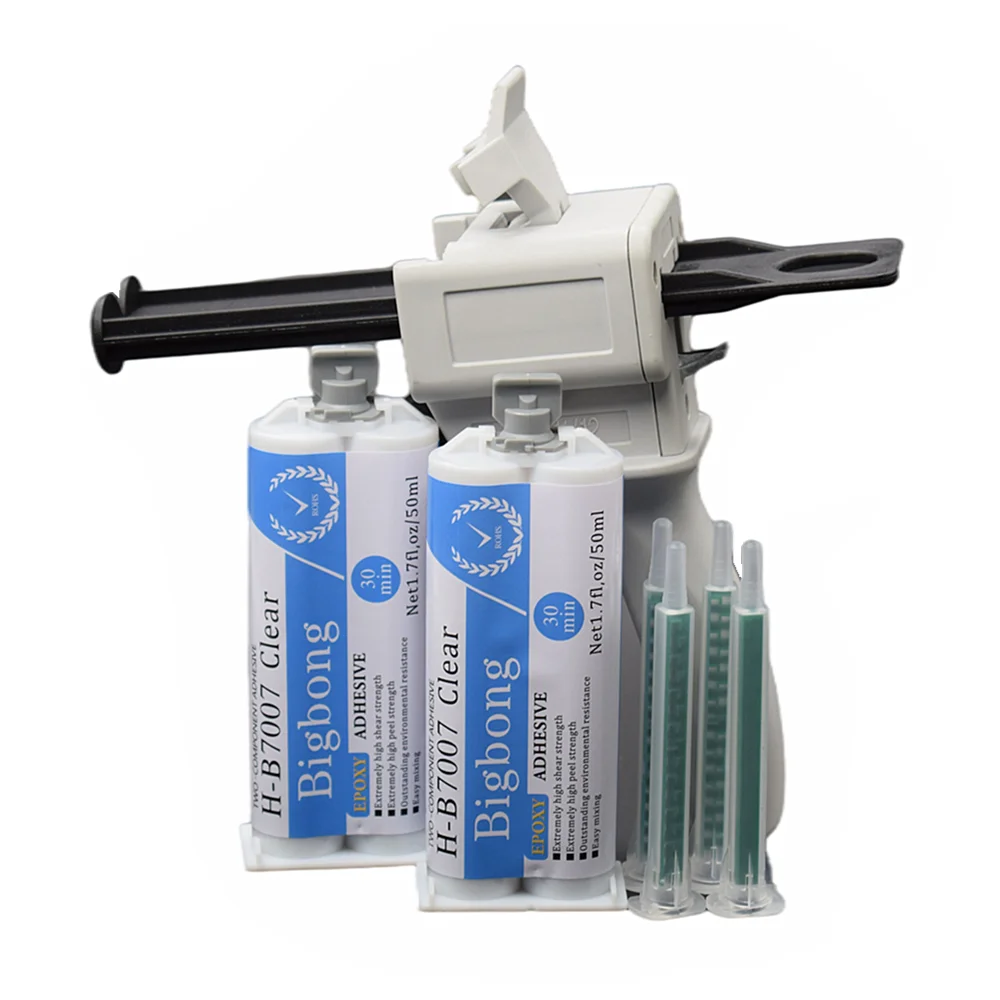 2-pezzi-50ml-adesivi-per-colla-in-resina-epossidica-1-1-colle-AB-con-4 ...