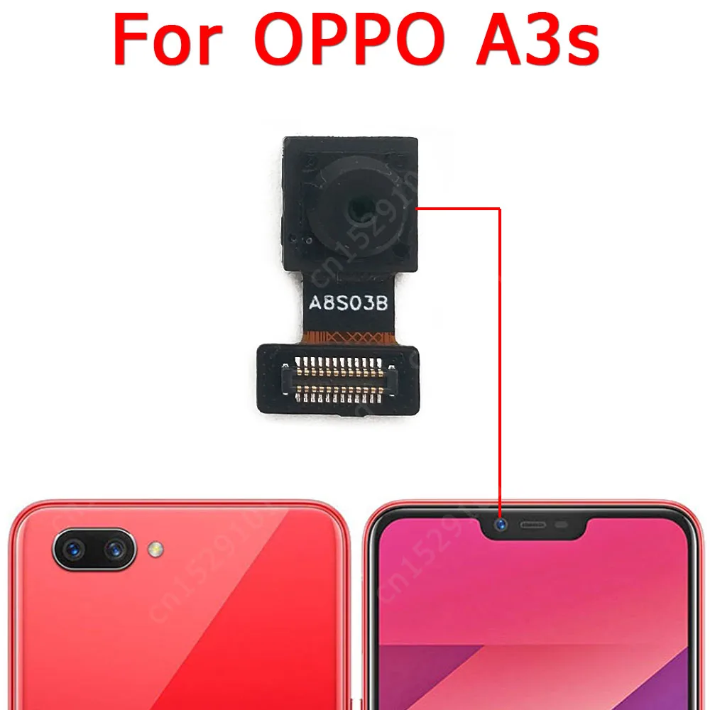 Original-Front-Camera-For-OPPO-A3s-Frontal-Selfie-Small-Camera-Module ...