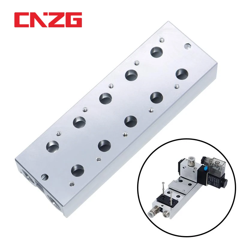 Airtac-Pneumatic-Manifold-Base-2-15-Station-3V100-3V200-Series-1-4 ...