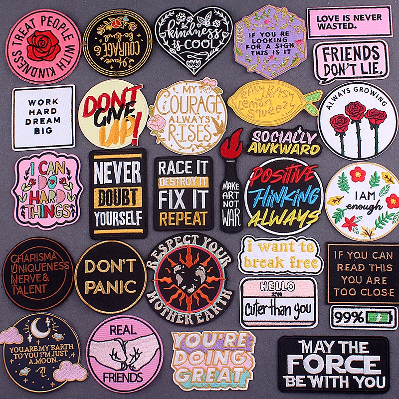 Letter-Iron-On-Patches-On-Clothes-Words-Patches-For-Clothing-Stickers ...