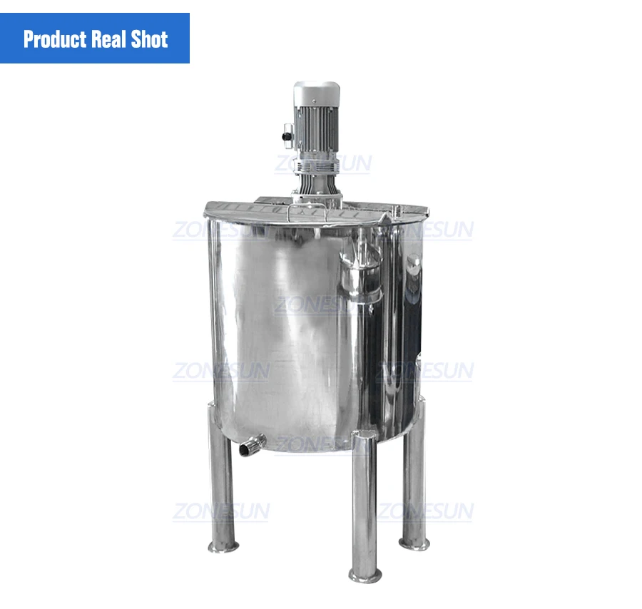 ZONESUN Food Mixer Sanitary Stainless Steel Cosmetic Mixing Tank
