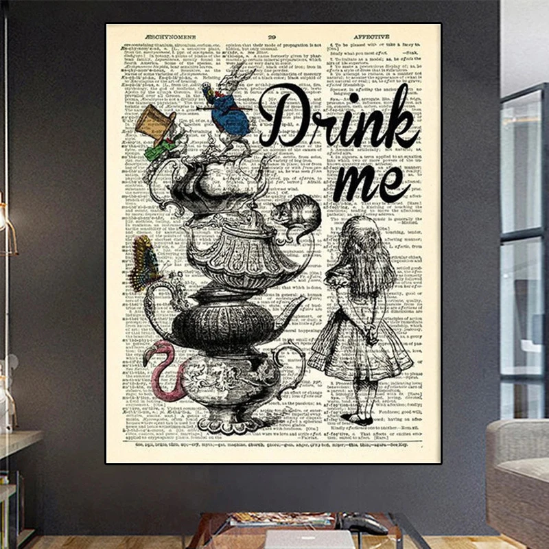 Modern Alice In Wonderland Illustrations