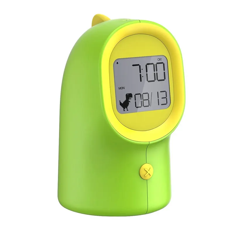Reloj despertador que habla con dinosaurios para niños, 12/24 horas ...