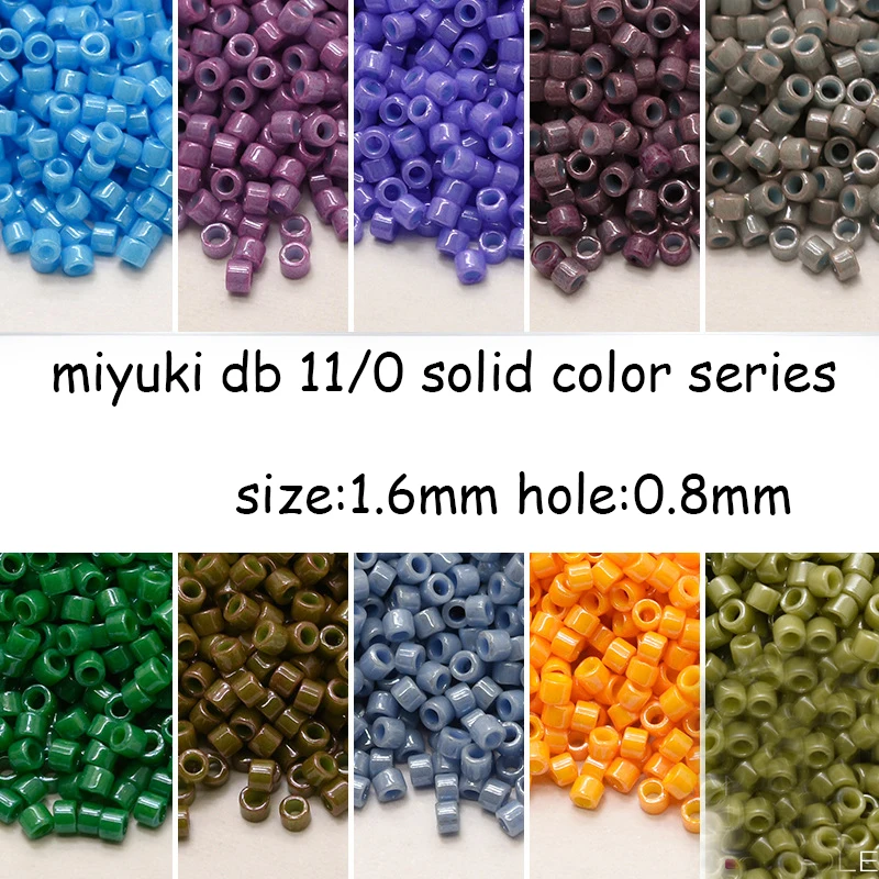 Japan Imported DB Beads Miyuki Delica Beads Solid Color Series 5G ...