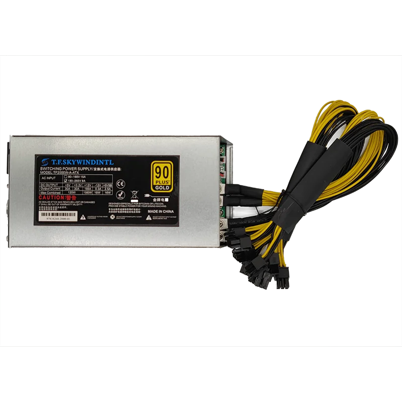 2000W Mining Power Supply rig 2000W miner PSU 1800w psu bitmain ASIC ...