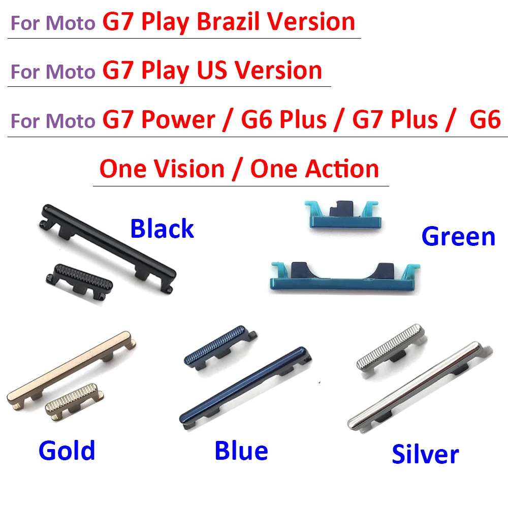 Side-Keys-Power-Volume-Buttons-Replacement-For-Motorola-Moto-One-Vision ...