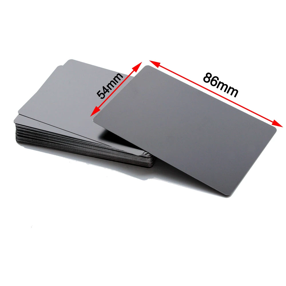 20 Pcs Blank Metal Business Card 0.2mm Thickness Aluminum Alloy Blanks ...