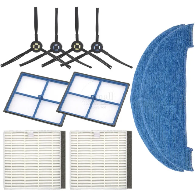 ILIFE Replacement Brushes Filters Mop Pads Replacement Parts Kit For ...