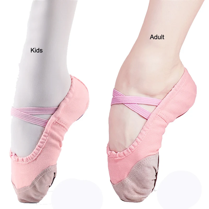 Girls Kids Pointe Shoes Dance Slippers High Quality Ballerina Boys ...