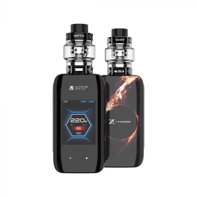 1 Vaptio X-Hubble Apolo Vape Kit 220W TCR Mod Temperature Control 5.0ml ...