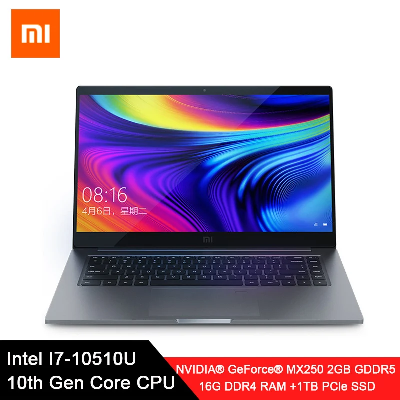 Original Xiaomi Laptop Pro 15.6″ Enhanced Notebook i7-10510U MX250 2GB ...