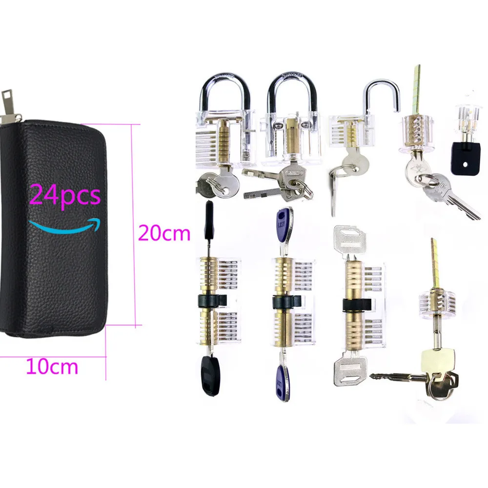 Practice-Pick-Lock-Set-for-Locksmith-Beginner-Tools-GOSO-24pcs-Remove ...