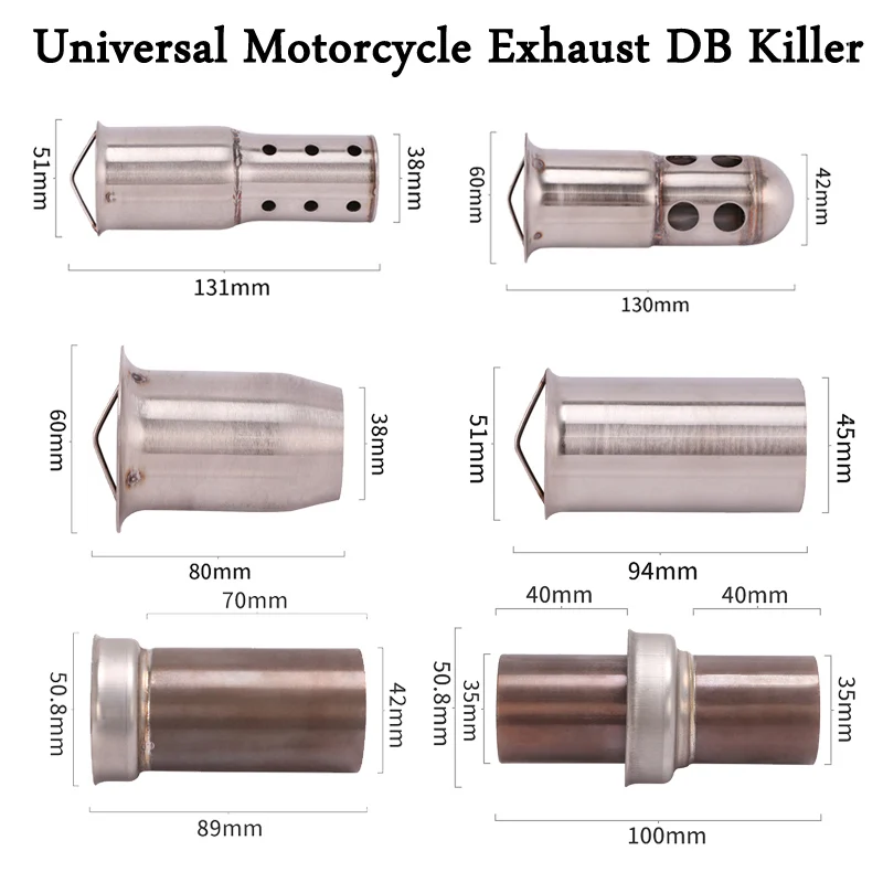 Db Killer Adjustable Motorcycle Muffler | Catalyst Motorcycle Exhaust ...